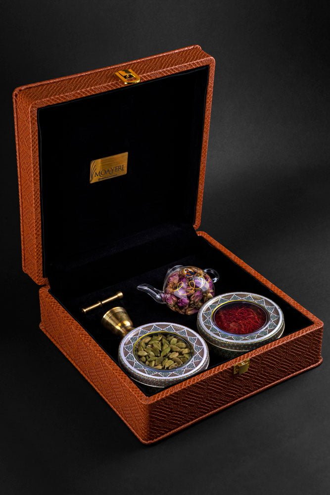 Double Saffron with Pot | Moayeri Saffron